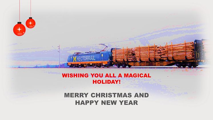 Hector Rail tillönskar en God Jul & Gott Nytt År - Hector Rail
